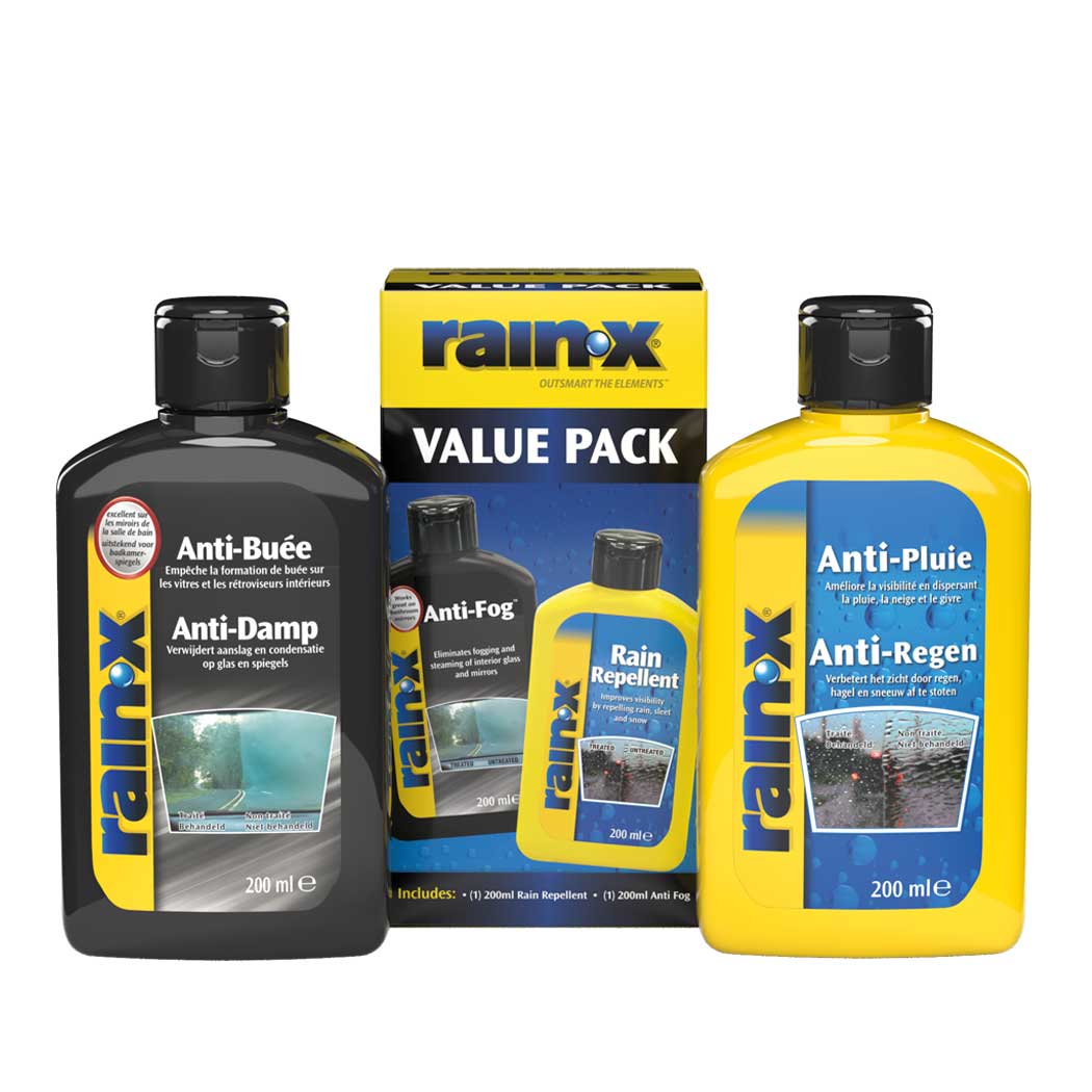 Set Anti-Regen + Anti-Damp 200ml - Rain-X